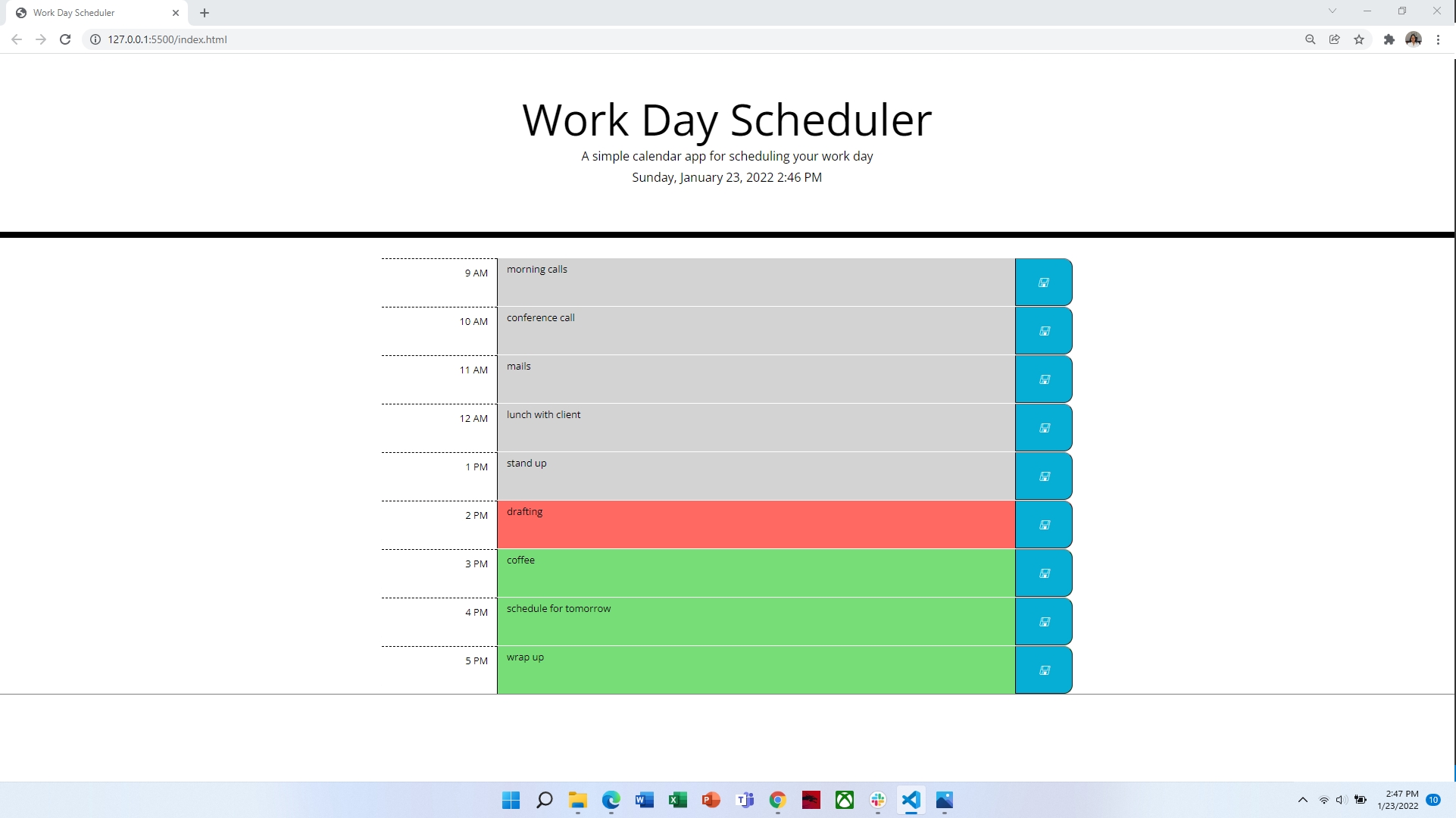 GitHub - Darigay/WorkDayScheduler