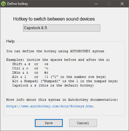 GitHub - PepeDeNom/SwitchAudioOutput: Utility for Windows to switch between sound devices using ...