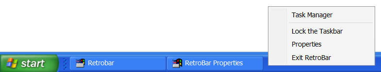 XP Blue Theme: Extended bar when unlocked, missing taskbar seperator bezels when locked · Issue ...