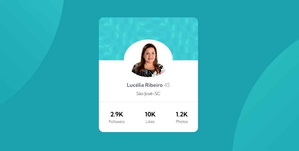 GitHub - LuceliaAR/ProfileCardComponent: Desafio Mentoria - praticar HTML e CSS com desafio ...