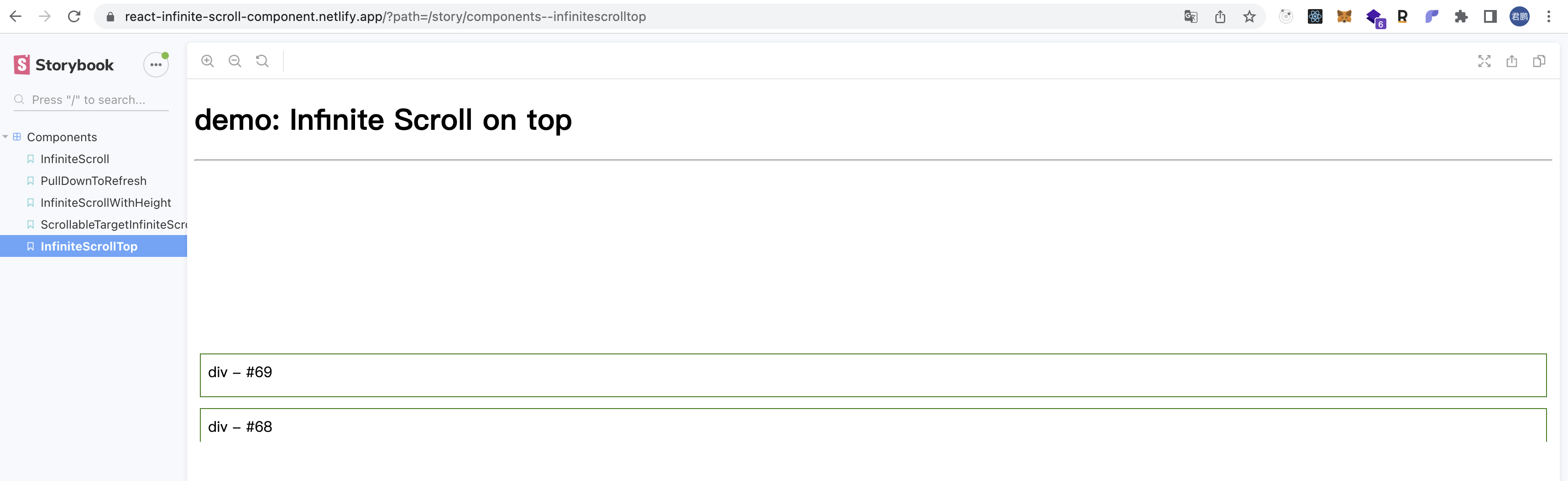 When Inverse True The Fast Sliding Sub Component Cannot Be Displayed Normally · Issue 362