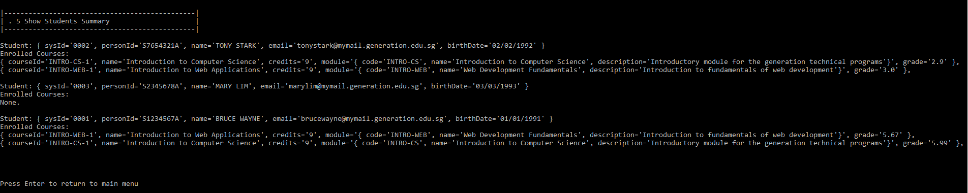 GitHub - gideonfu55/student-management-system: Simple Student ...