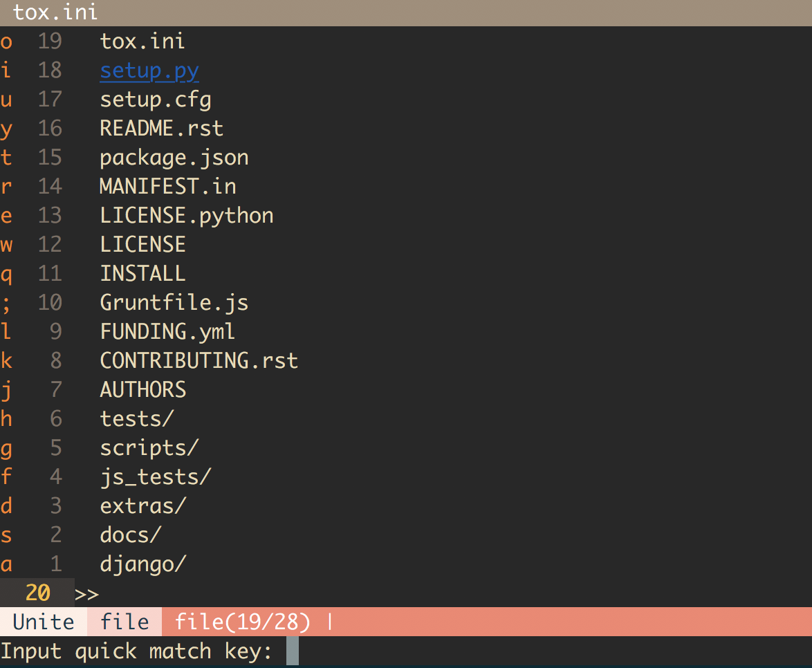 unite quick match key not work · Issue #6 · Hanaasagi/meido-vim · GitHub