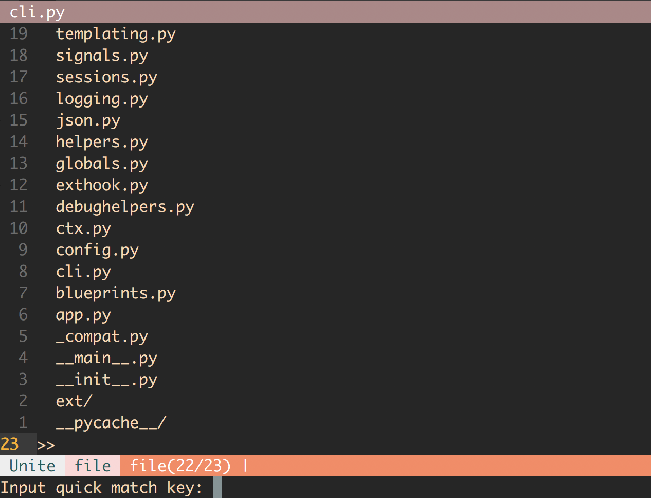 unite quick match key not work · Issue #6 · Hanaasagi/meido-vim · GitHub