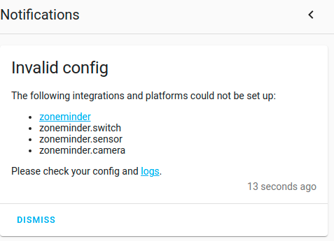 ZoneMinder integration does not retry after startup · Issue #58538 ...
