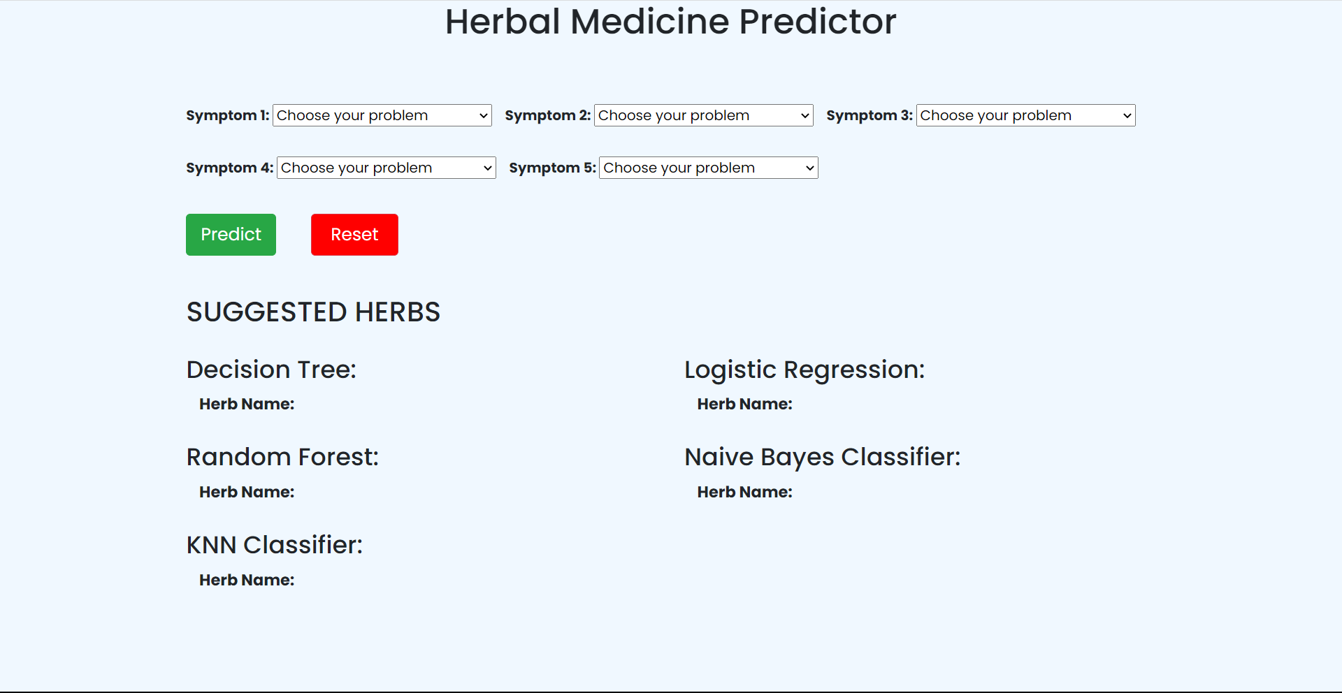 GitHub - Dharshan4038/Herbal-Medicine-Predictor-Backend