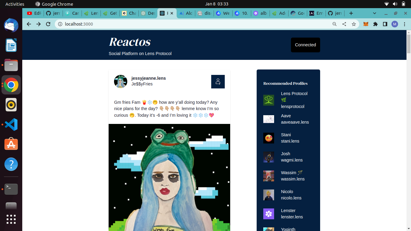 GitHub - jerrymusaga/reactos-with-lens: A decentralized social platform built using the Lens ...