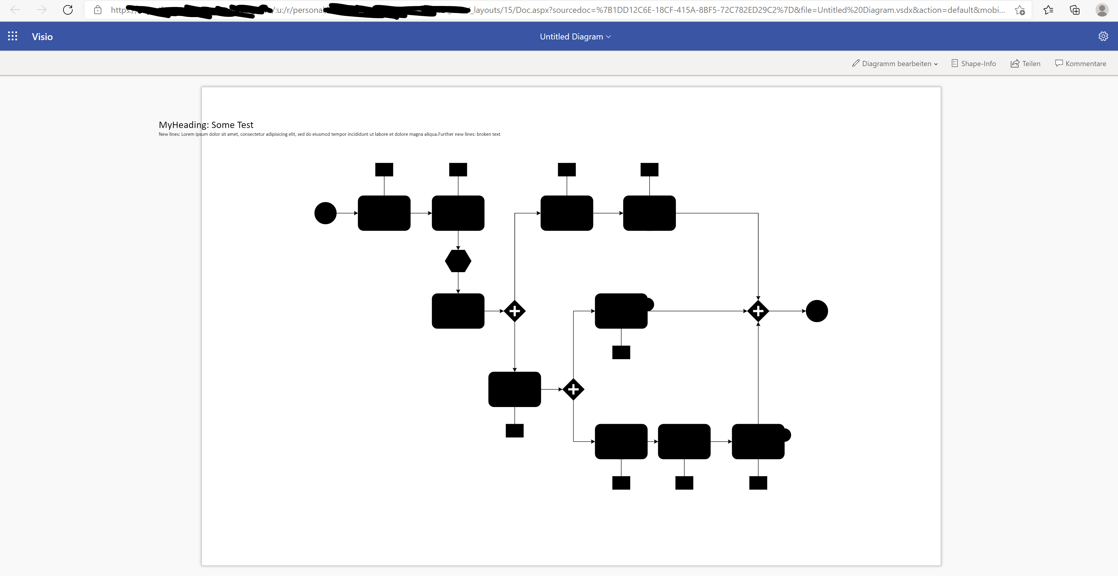 Export to vsdx with left-aligned text at incorrect location · Issue ...