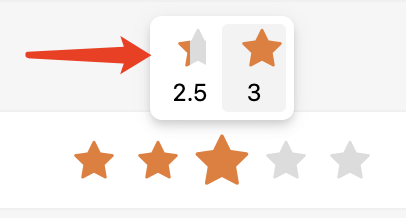 [Rate] 星星间距、样式、组件文案问题 · Issue #1334 · Tencent/tdesign-miniprogram · GitHub