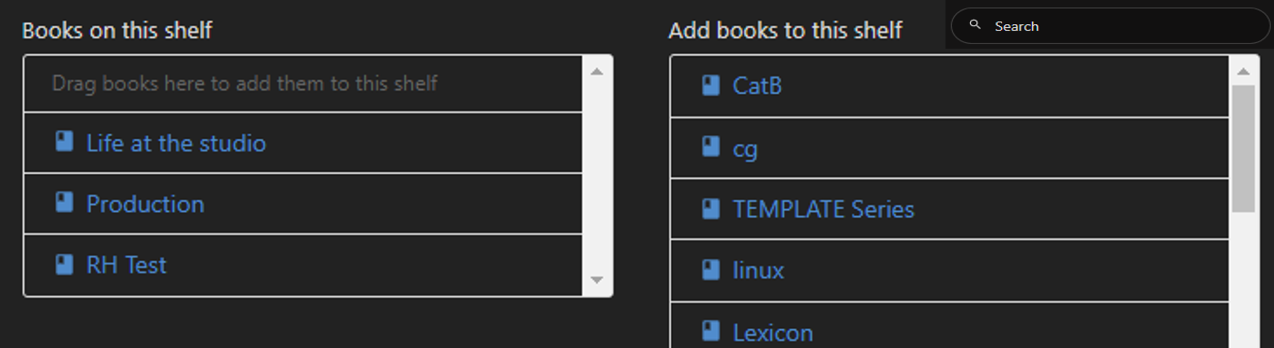 [Feature Request]: Search for books when editing a shelf · Issue #3266 · BookStackApp/BookStack ...