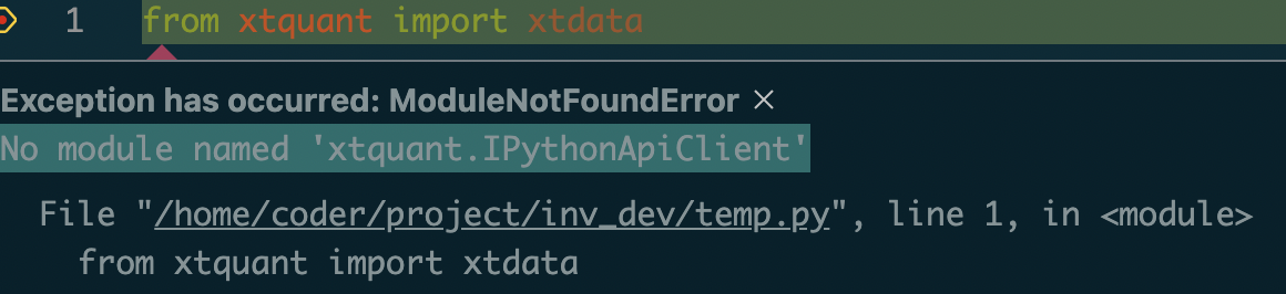 python 3.8 环境报错：No module named 'xtquant.IPythonApiClient' · Issue #3 ...