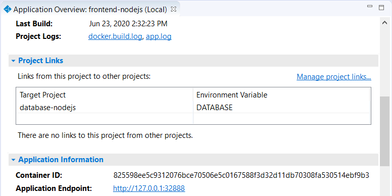 Provide Linking Of Microservices From The Ides · Issue 2852 · Eclipse Archivedcodewind · Github