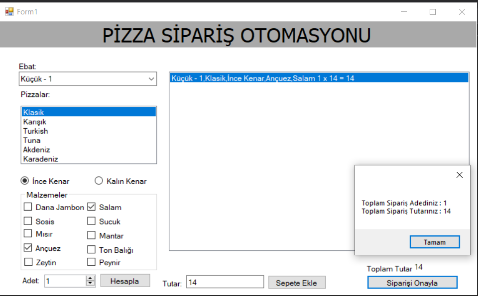 GitHub - gmcemre/PizzaSiparisOtomasyonu