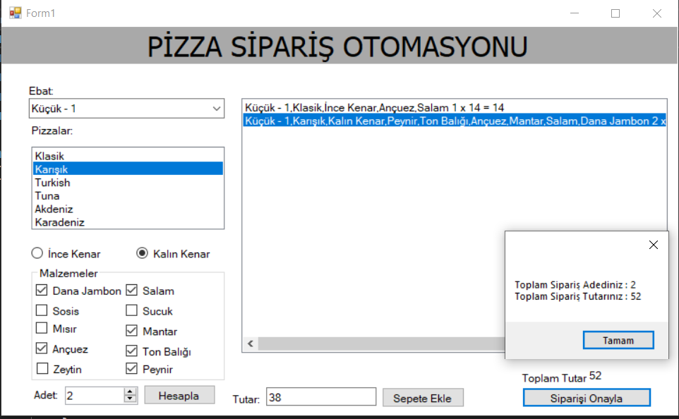 GitHub - gmcemre/PizzaSiparisOtomasyonu