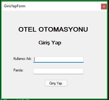 GitHub - gmcemre/OtelOtomasyonu