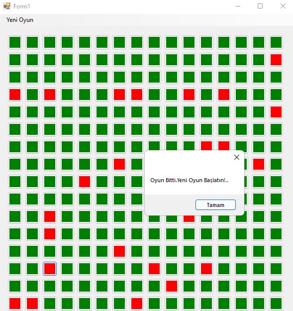 GitHub - gmcemre/MayinTarlasiProject