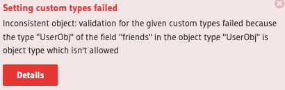 Recursive Custom Type does not work as said in the documentation ...