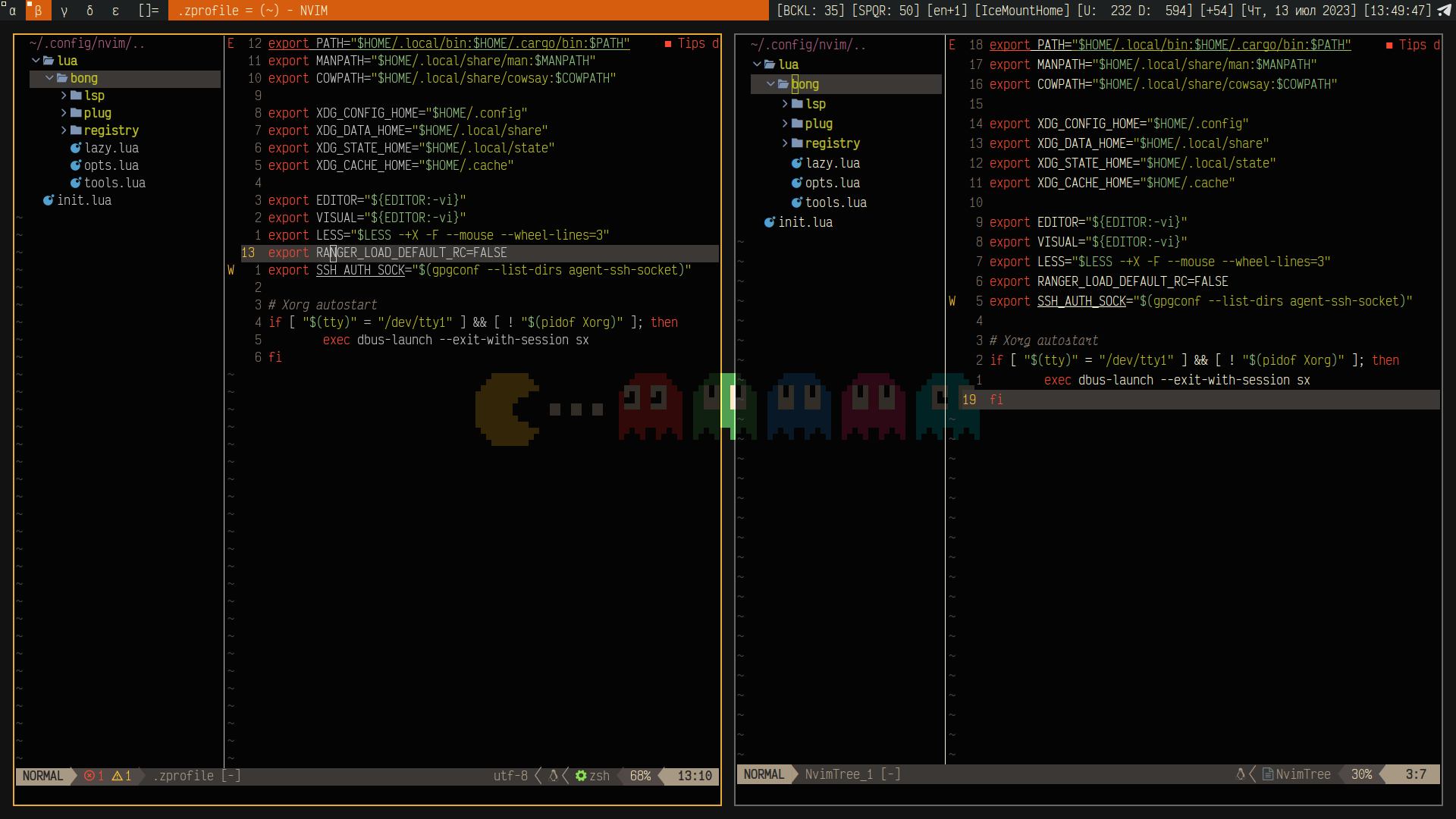 Victor Mono: patched version has larger line height than vanilla ...