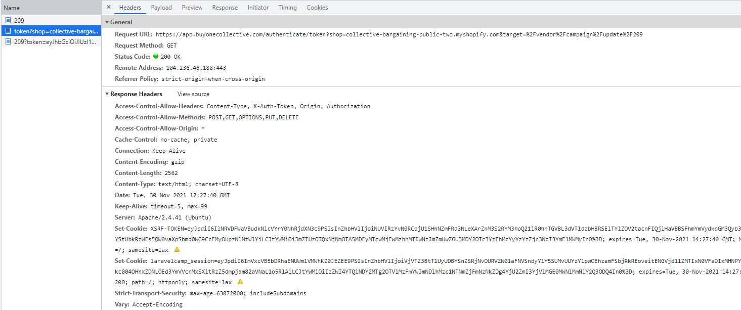 Change method of target URL to POST · Issue #1027 · gnikyt/laravel-shopify · GitHub