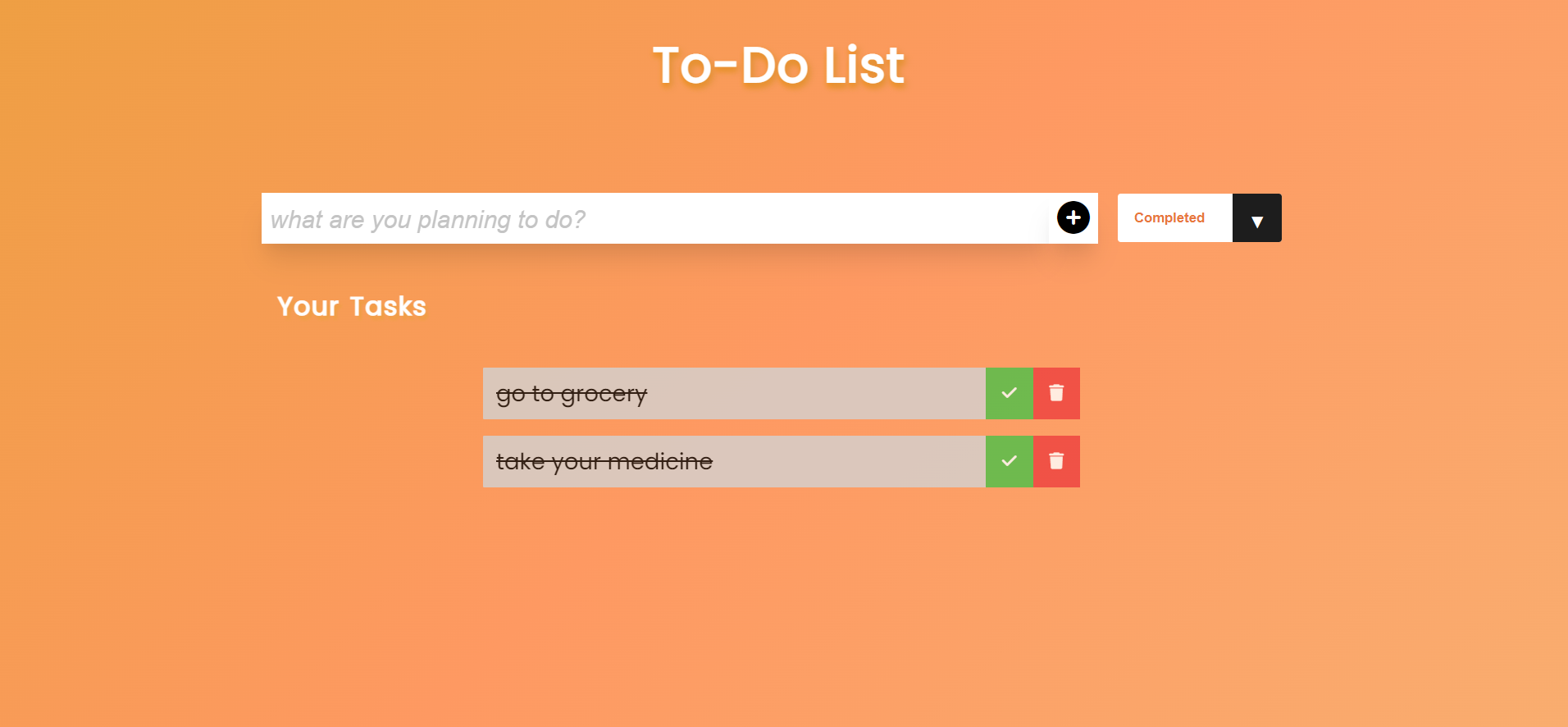 GitHub - ozzlems/Todo-List-with-JS: Useful and functional todo list prepared using html css and ...