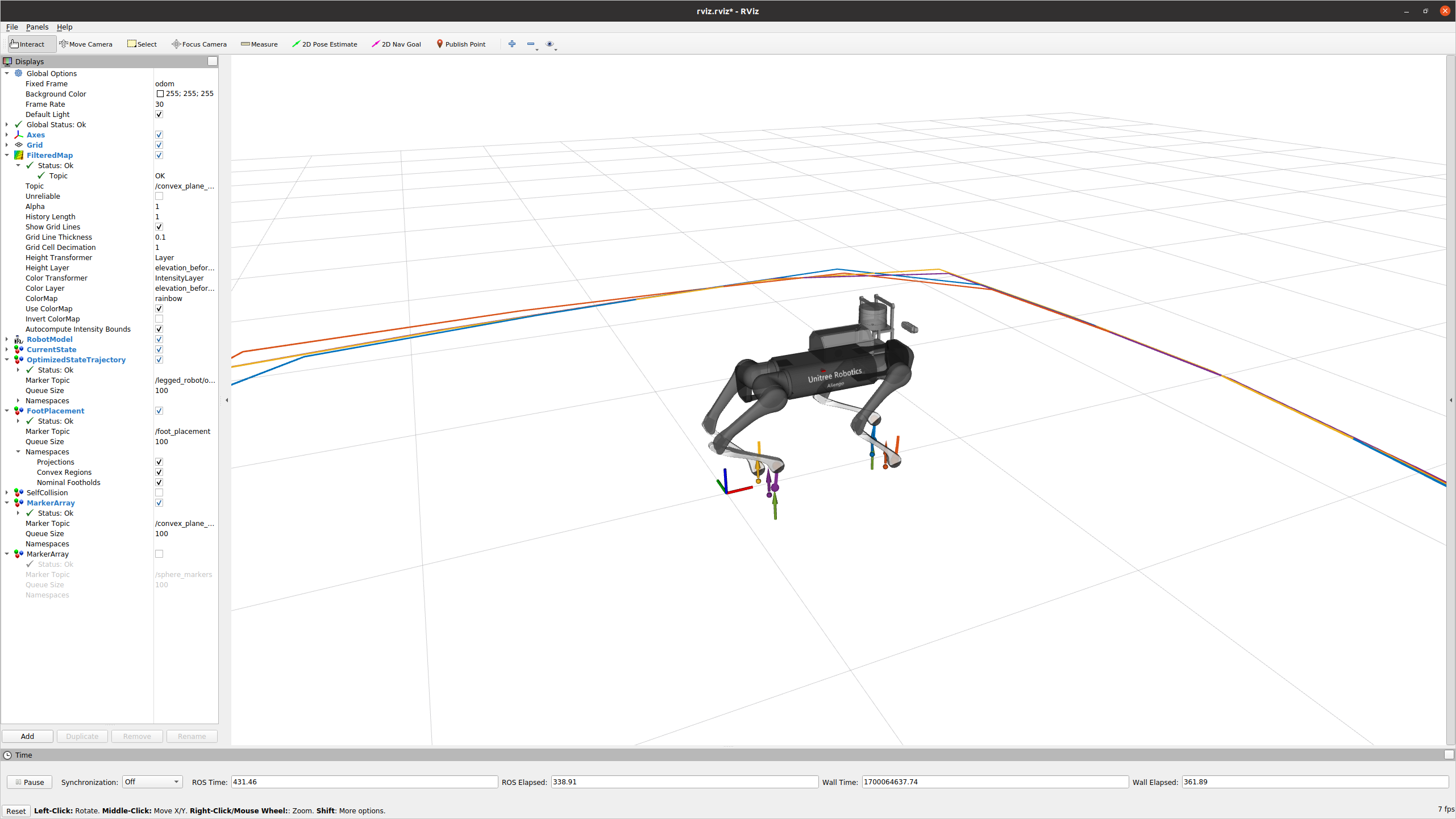 Robot camera does not detect obstacles (Gazebo) · Issue #5 · qiayuanl/legged_perceptive · GitHub