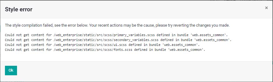 Odoo Style Error · Issue #45606 · odoo/odoo · GitHub
