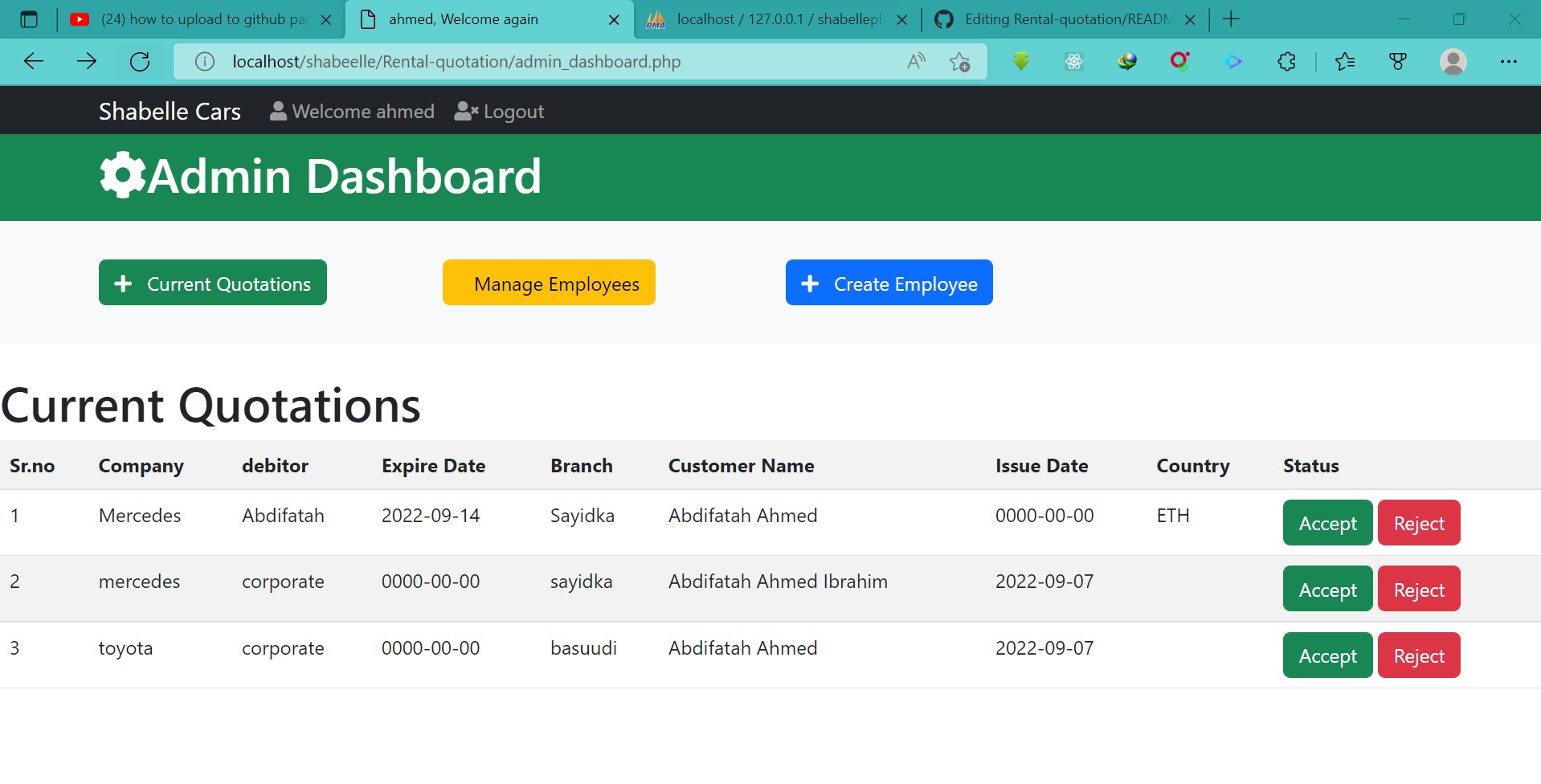GitHub - abdilfatah/Rental-quotation