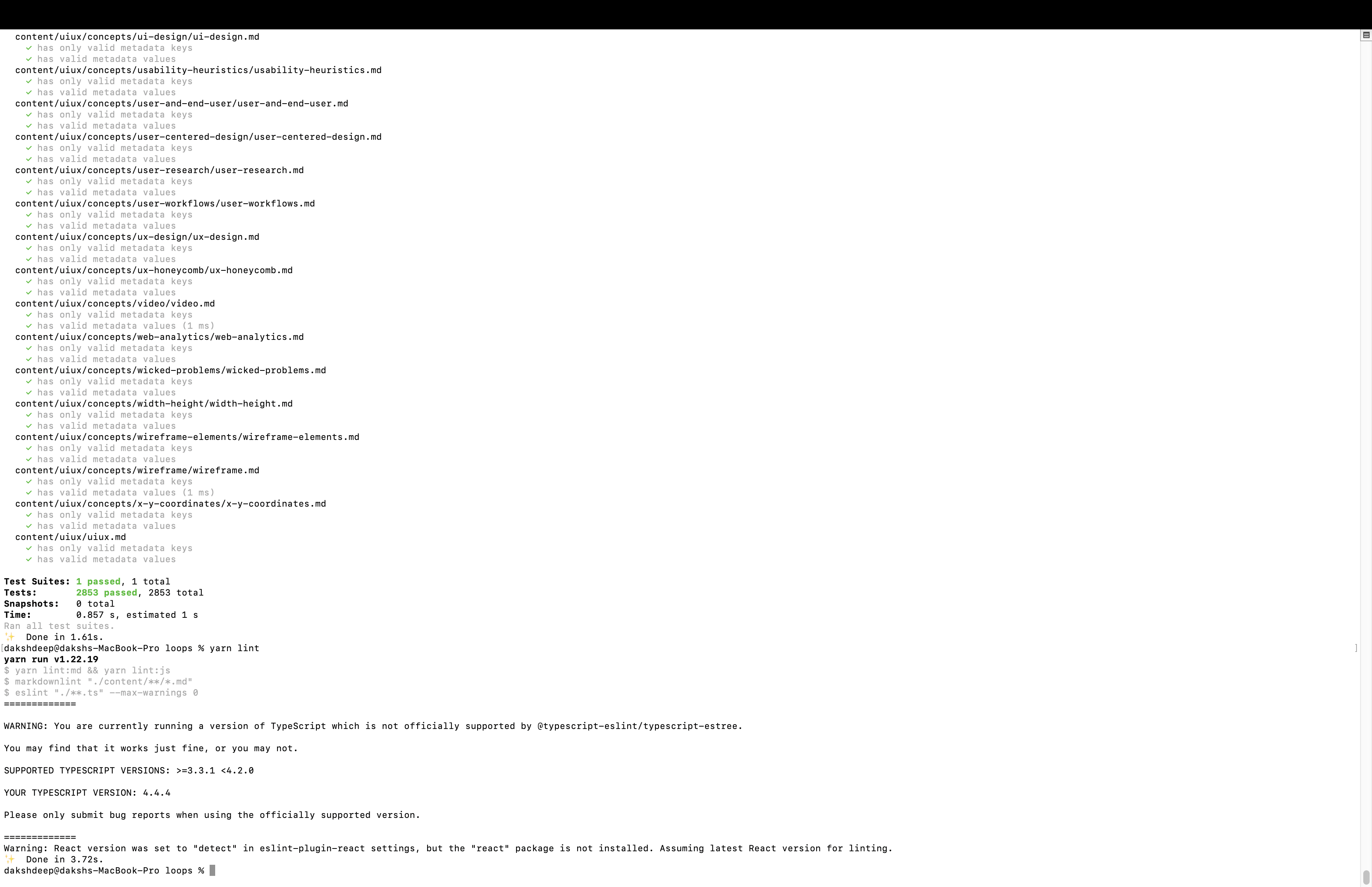 [Entry] Subject: Lint error · Issue #1409 · Codecademy/docs · GitHub