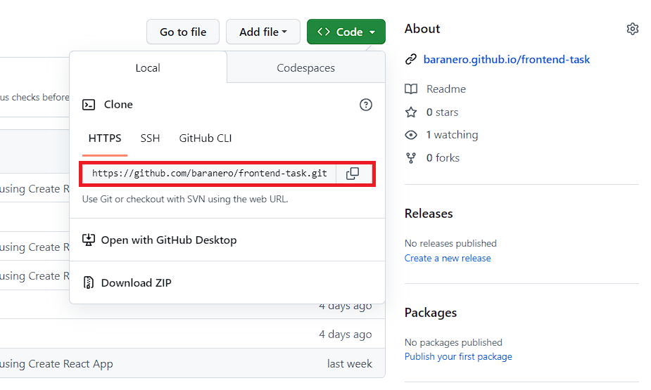 GitHub - baranero/frontend-task: Recruitment task