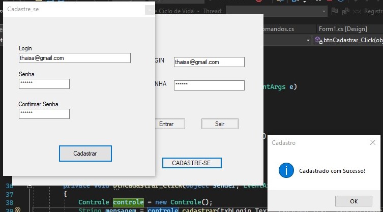 GitHub - Thaisa-Cristina-Dev/Sistema-de-Login-e-Senha-com-CSharp