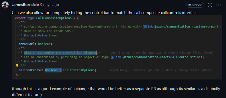 Dmceachernmsft/MeetingControlBarBooleanType by dmceachernmsft · Pull ...