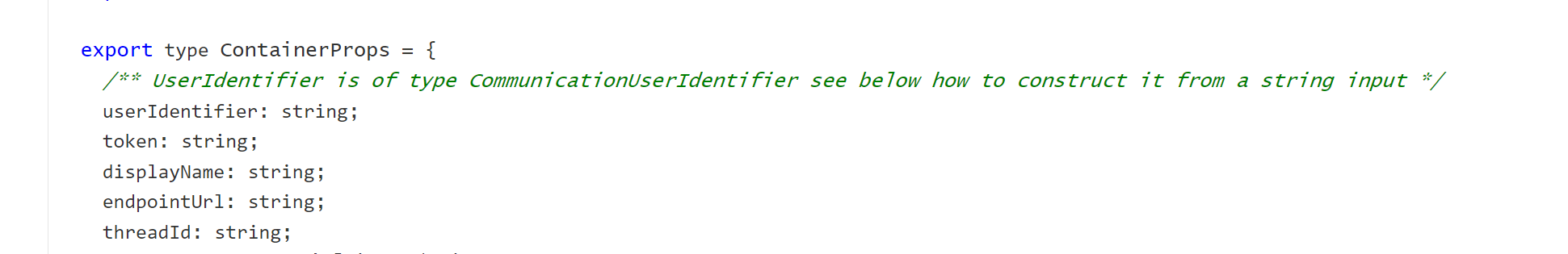 update story book docs around chat userId by dmceachernmsft · Pull ...