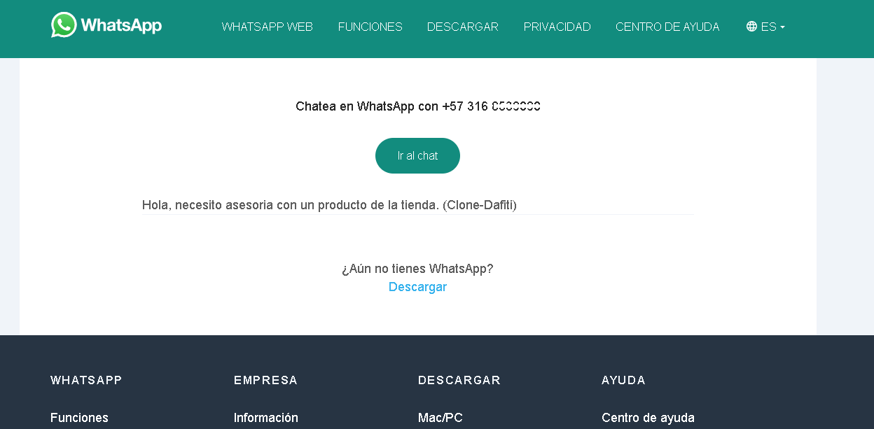 GitHub - Banmugo/itgloberspartnercl-whatsapp-button: Botón generado para clon-dafiti