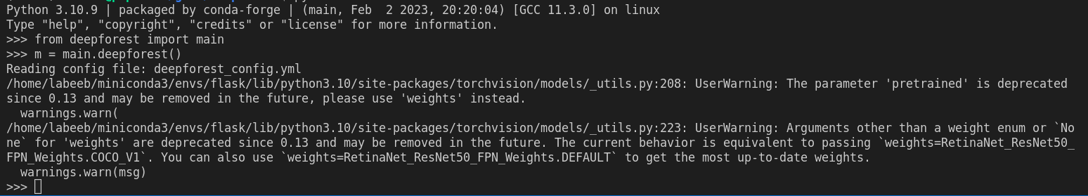 Pytorch Deprecation Warning When Running Main Deepforest · Issue 369 · Weecology Deepforest