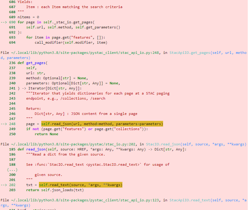 API error when trying to download various datasets from planetary computer APIs · Issue #176 ...