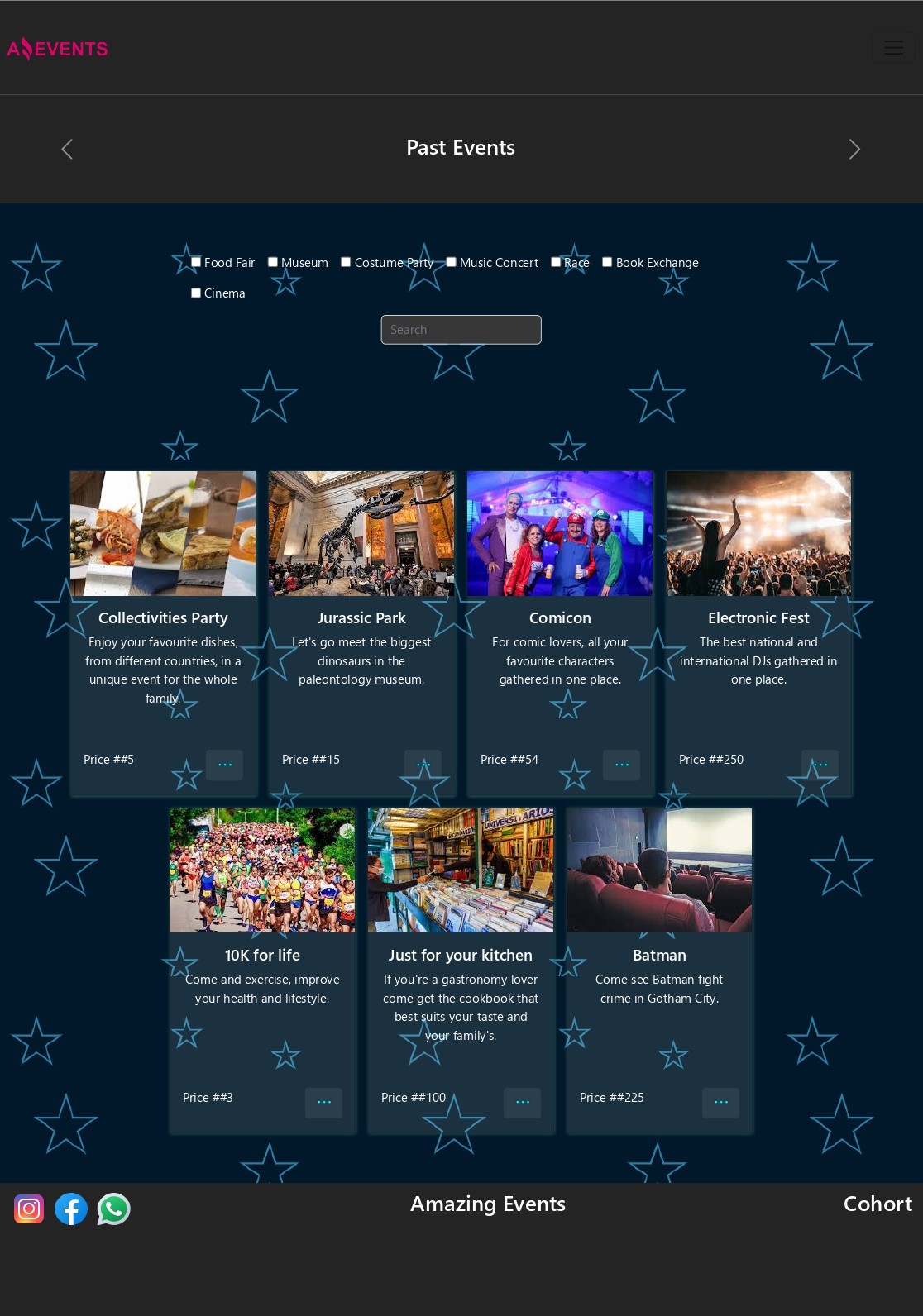 GitHub - Dalmimio/Amazing-Events: Segundo proyecto, modulo 2 bootcamp iniciatec