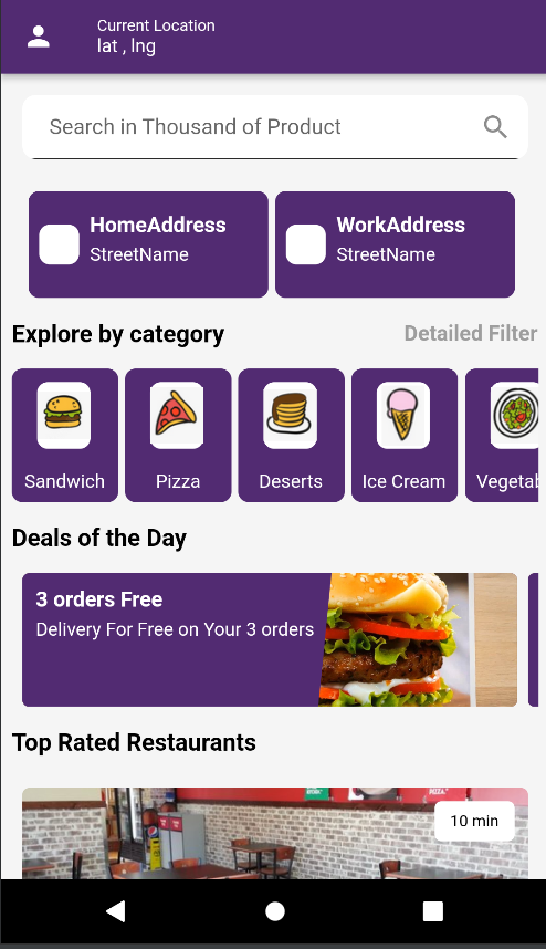 GitHub - TarekRefaei/RestaurantApp: Flutter App for Restaurant
