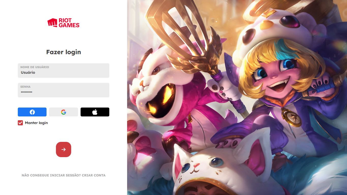 GitHub - OCGui/League-of-Legends---Login: Tela de Login do League of ...