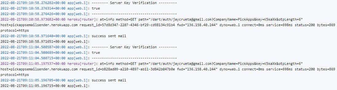 OTP SEND but not received. · Issue #73 · saran-surya/email_auth · GitHub