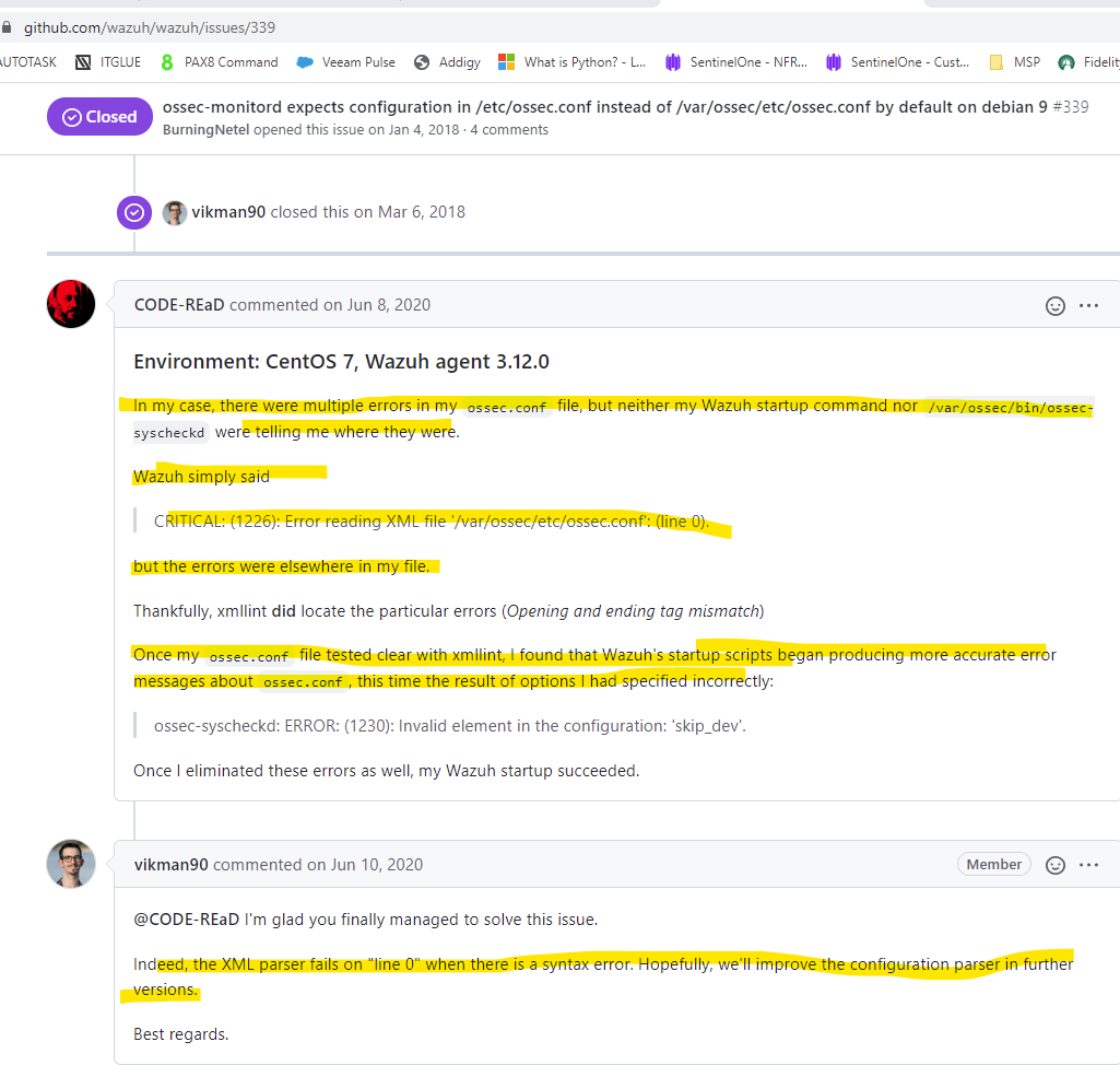 v2.3 - Unable to run so-wazuh-agent-manage · Security-Onion-Solutions securityonion · Discussion ...