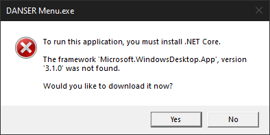 Danser Menu Can't run even i install .net core runtime 3.1.21 · Issue #20 · MelonIs45/dansermenu ...