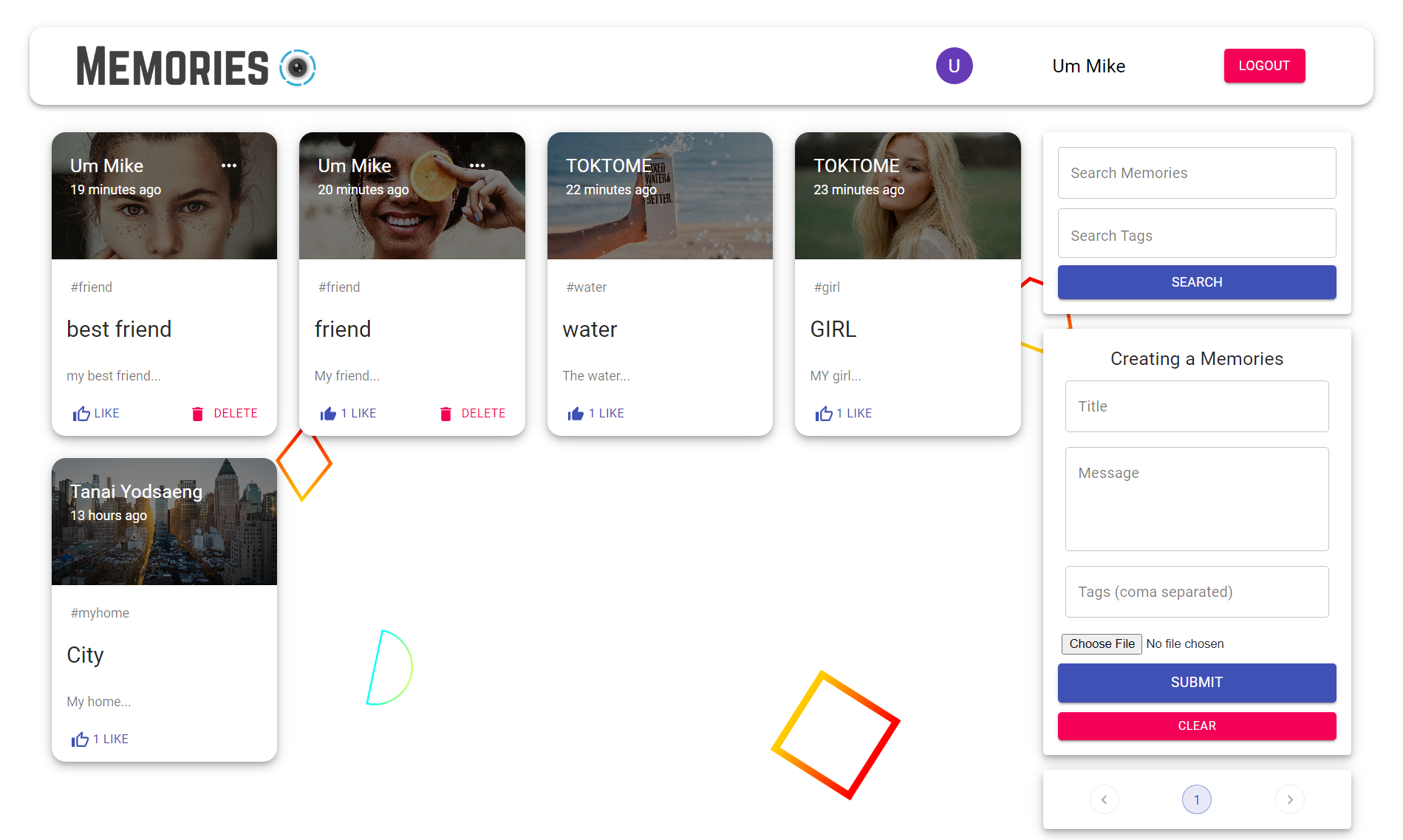 GitHub - Thail3/MERN-Memmories-Frontend
