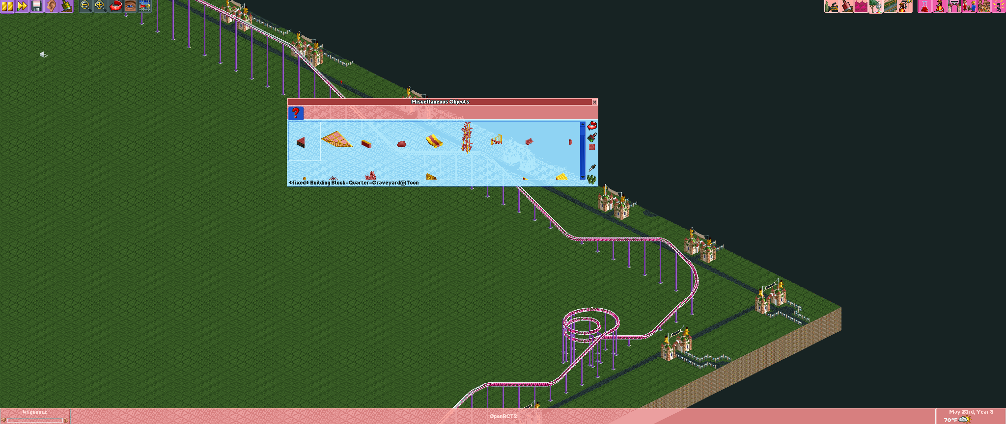 Removing scenery groups in Object Selection after adding more than the allowed number of Objects ...