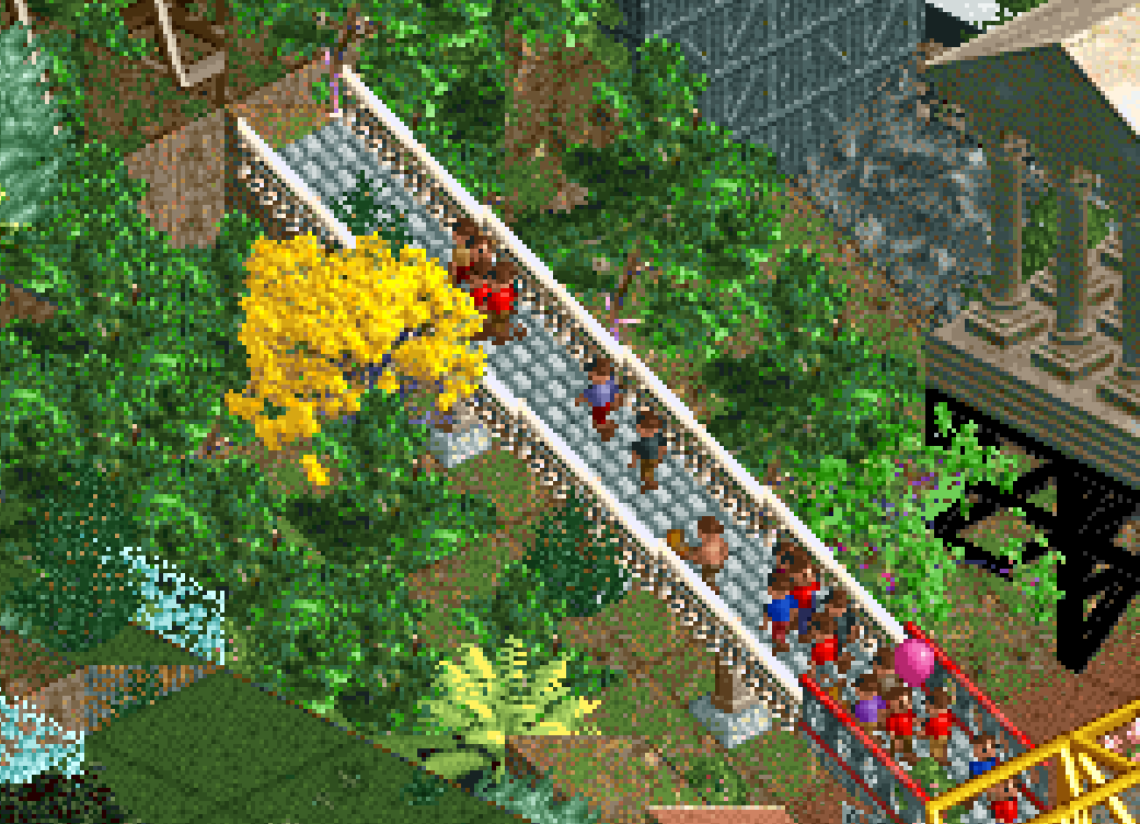 rct1 legacy pathing on a slope with railing misaligned · Issue #16526 · OpenRCT2/OpenRCT2 · GitHub