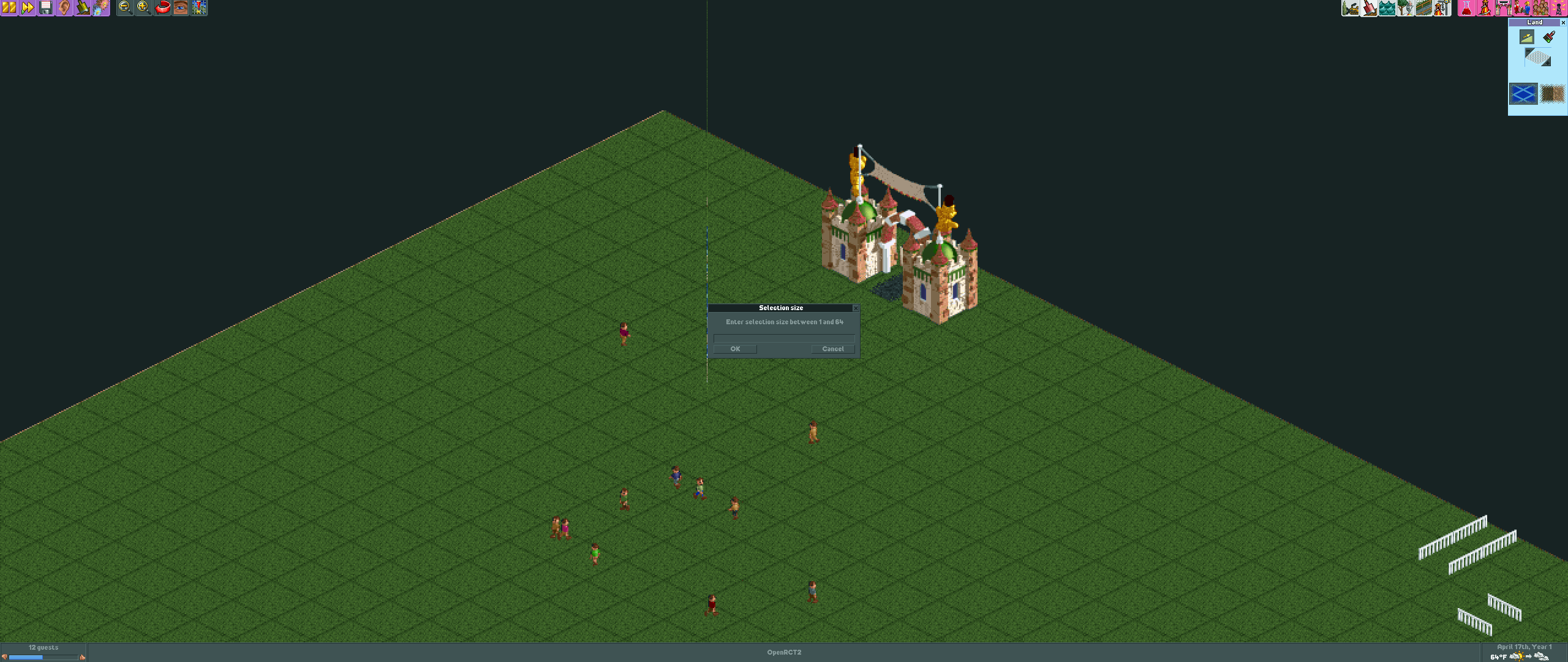 Vertical Line with Corrupt pixels appears on Select tool size border ...