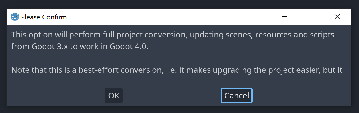 Project Manager dialogs are wrongly sized based on their dynamically wrapped contents · Issue ...