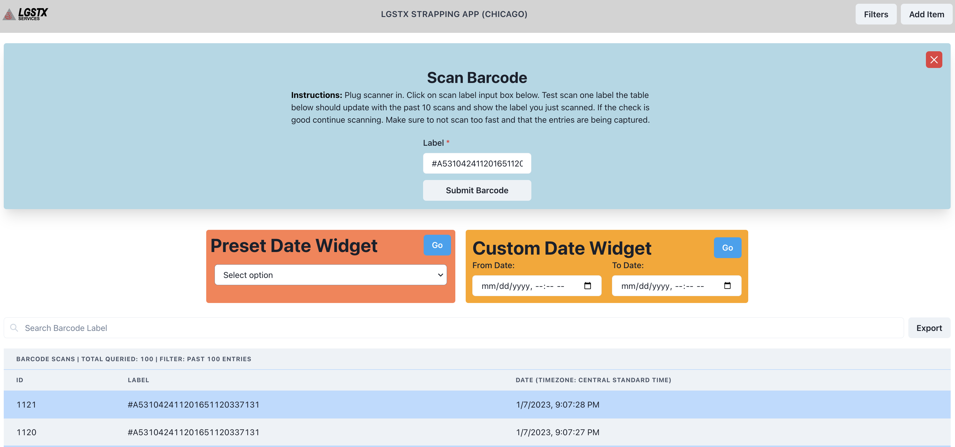 GitHub - Pradetto/Barcode-App-Screenshots
