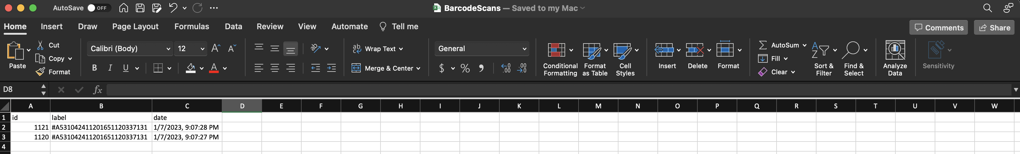 GitHub - Pradetto/Barcode-App-Screenshots