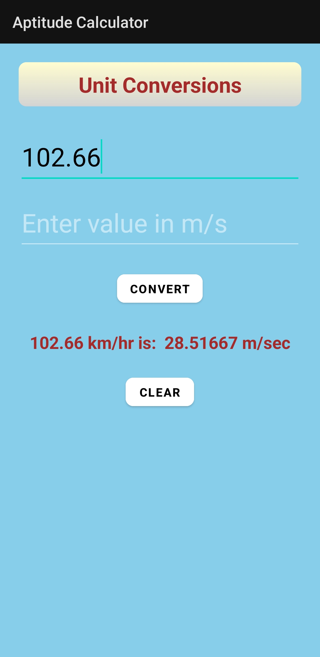 GitHub - sanjeeban5644/Aptitude-Calculator: A simple calculator for ...