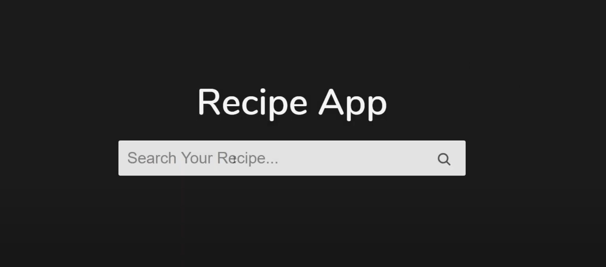 GitHub - Dominadora/LetsEat-App: Simple Recipe App using API and Vanilla Javascript